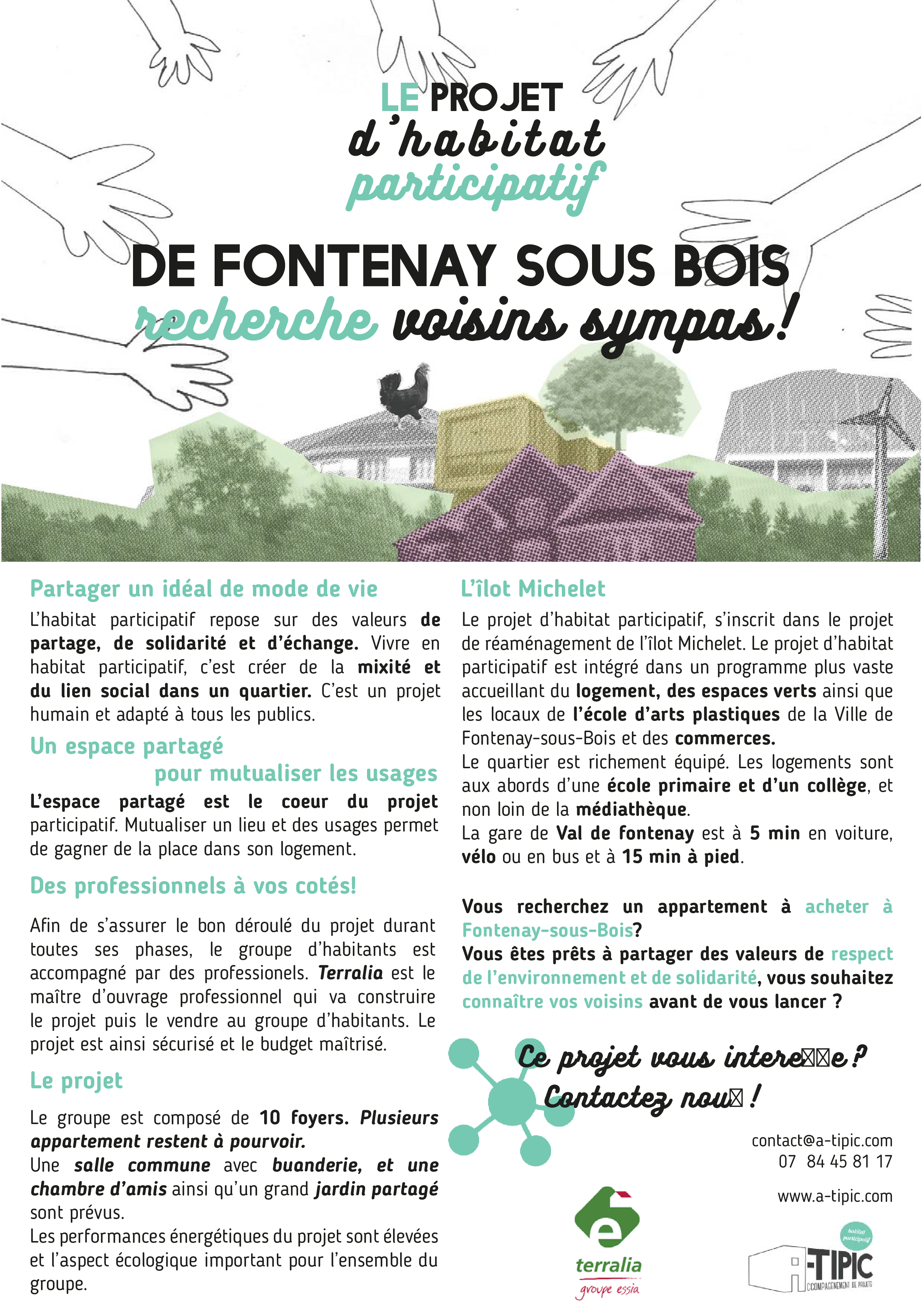 Base de données Habitat Participatif et Oasis : Ilot Michelet