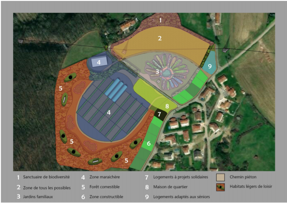 Base de données Habitat Participatif et Oasis : ÉcoQuartier de Royas
